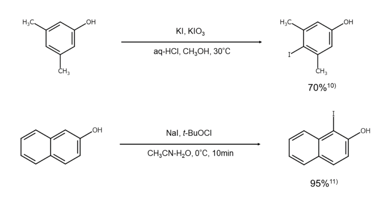 Alkene and alkyne hydroiodination, active aromatic compound iodination ...