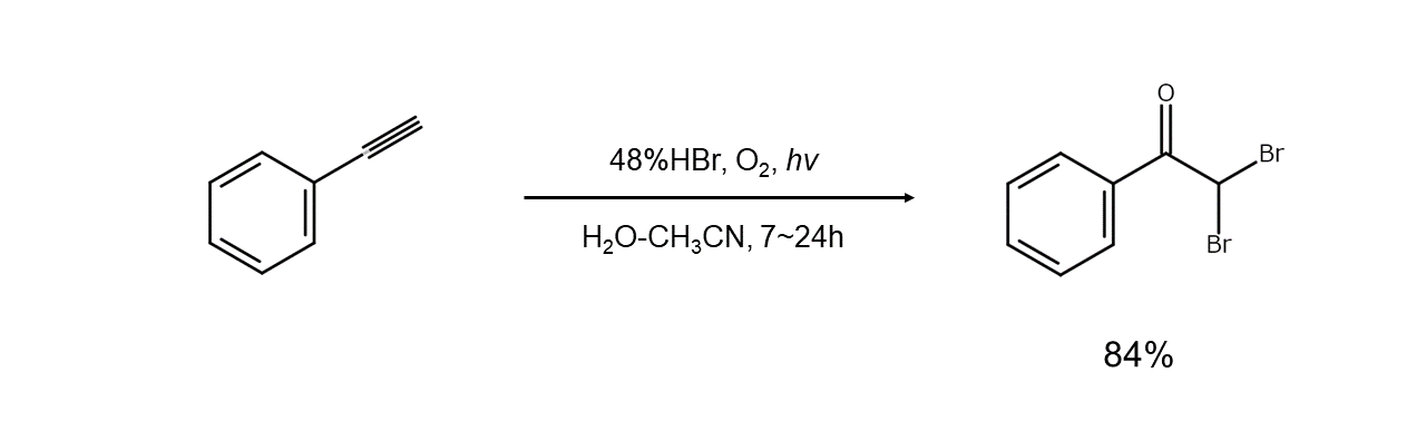 Bromination reactions with hydrogen bromide: Hydrogen bromide (1 ...