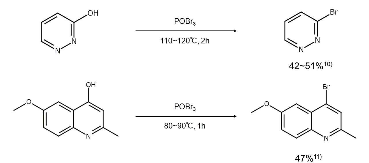 Bromination reactions with phosphorus bromides (Phosphorus(V) bromide ...