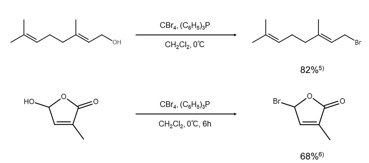 Bromination reactions with phosphorus bromides (bromo-phosphoranes ...